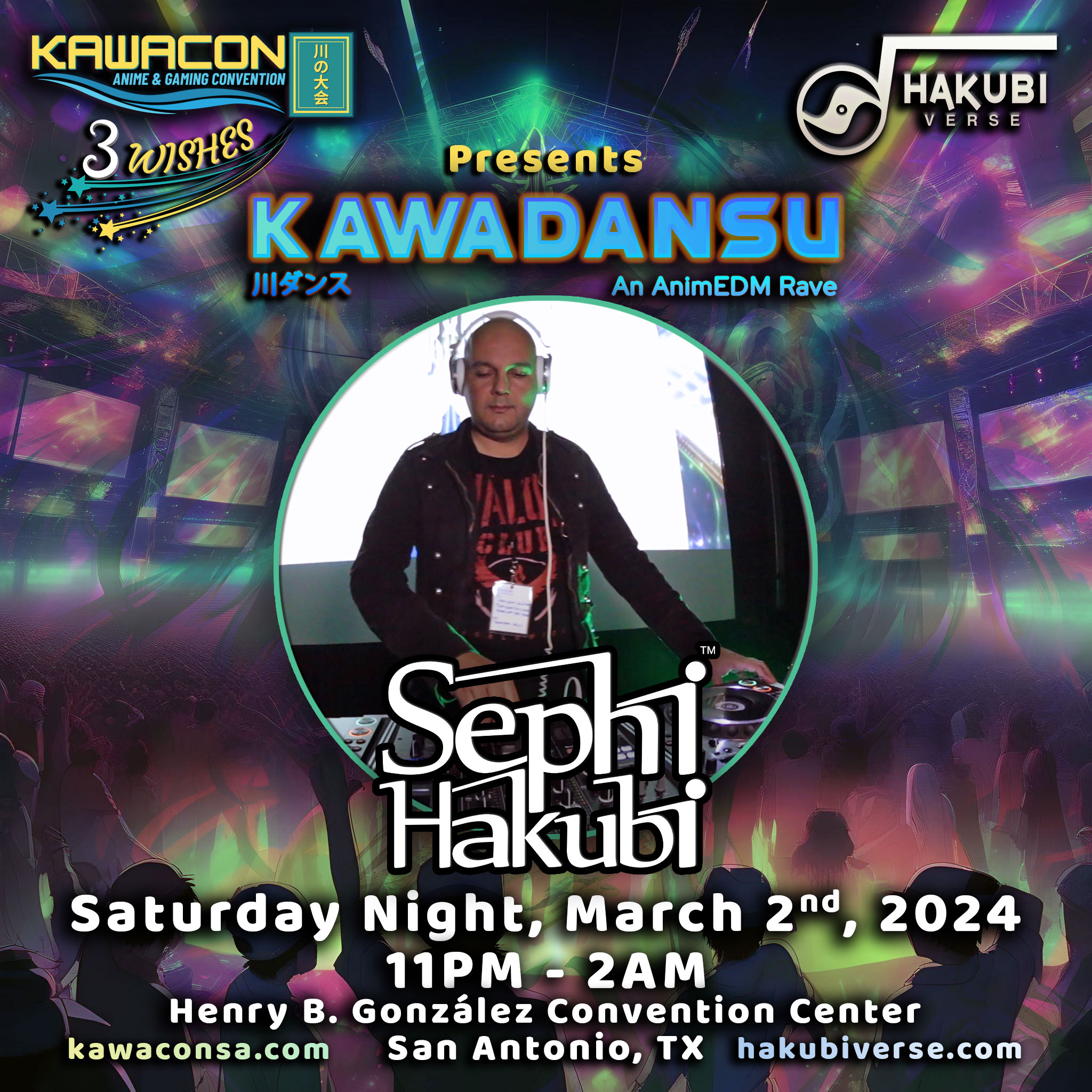 Kawadansu 2024: Kawacon AnimEDM Rave - Sephi Hakubi
